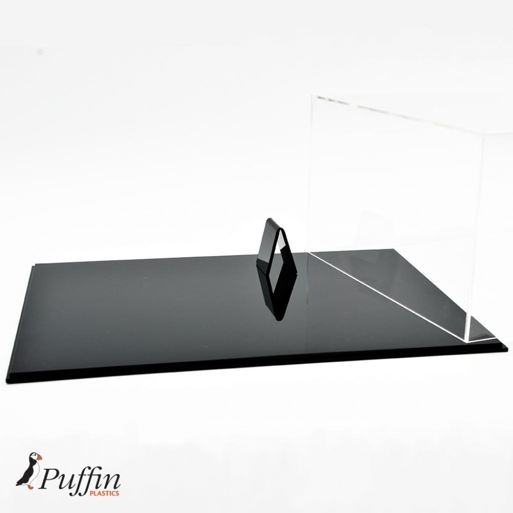 Trainer Display Case - Double | Puffin Plastics