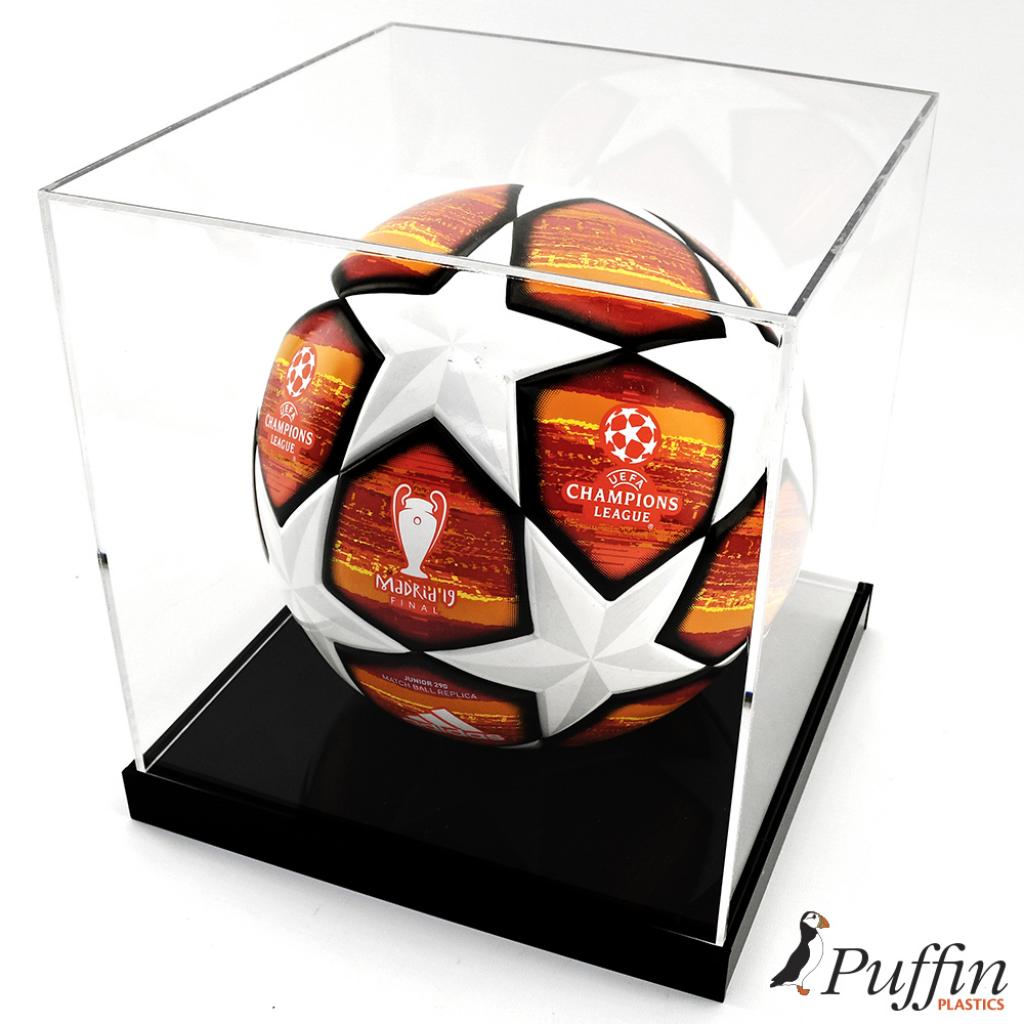 Ball Display Cases | Perspex ® Case | Puffin Plastics