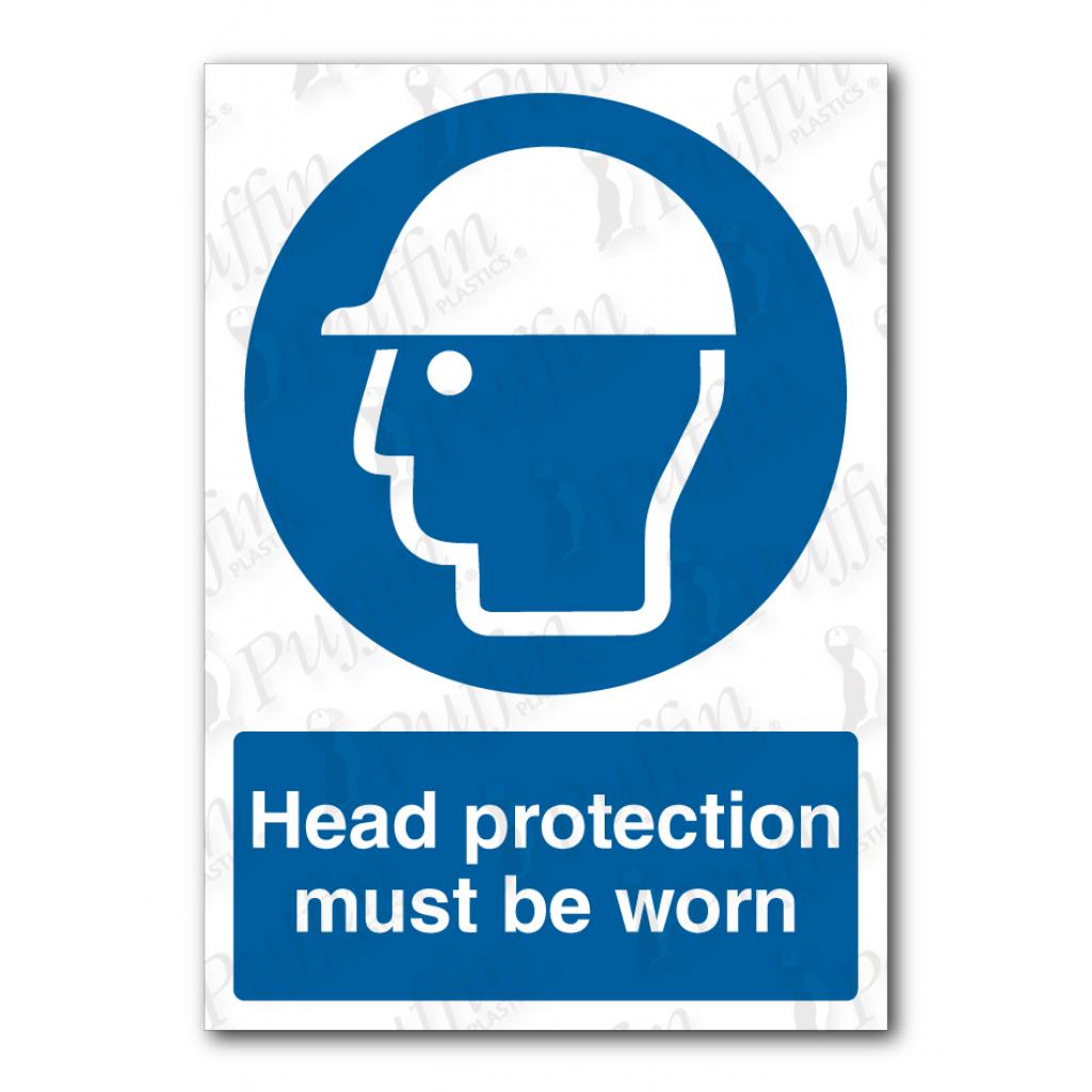 Safety Signs - Head Protection Must Be Worn Sign
