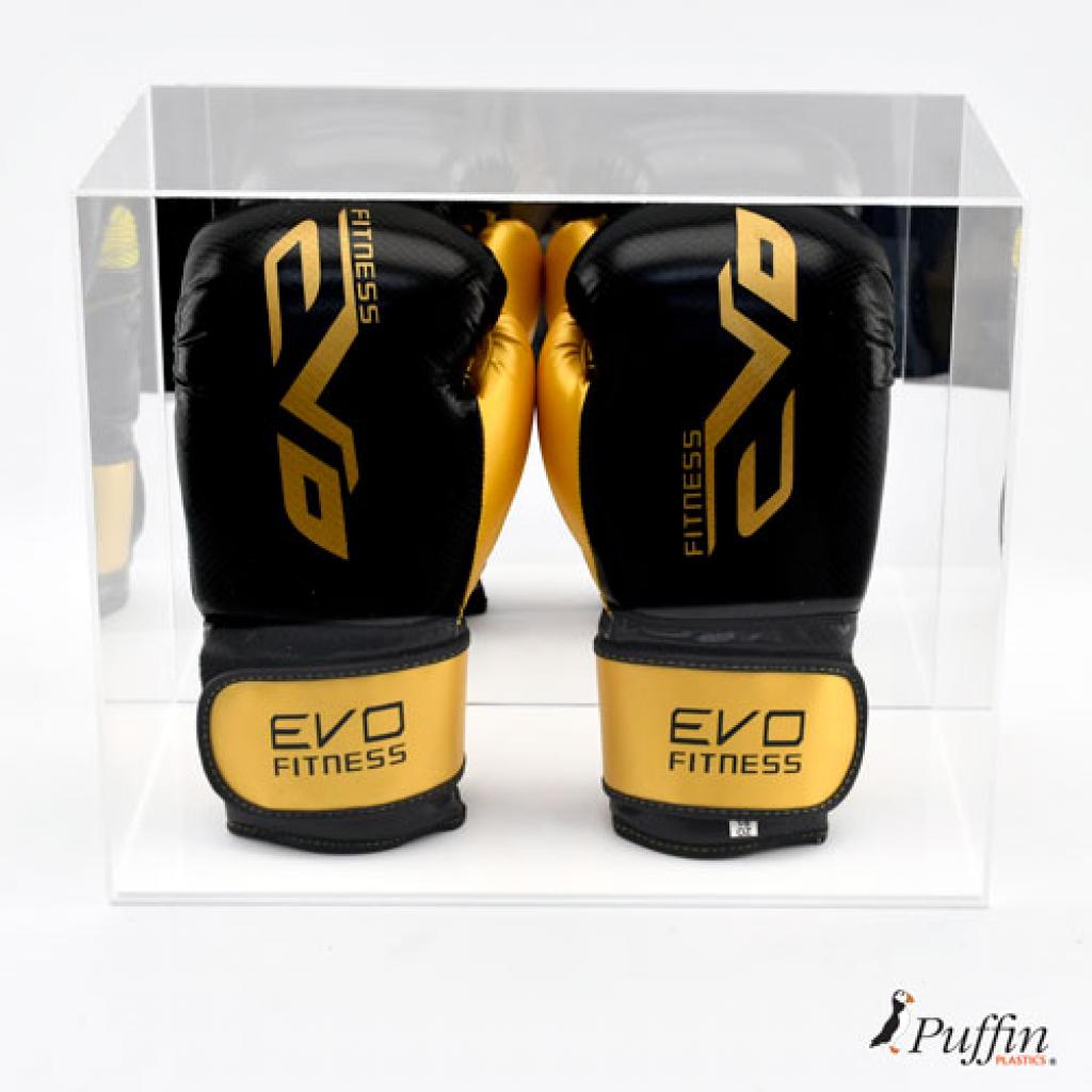 Boxing Display Case - Double Mirror | Puffin Plastics