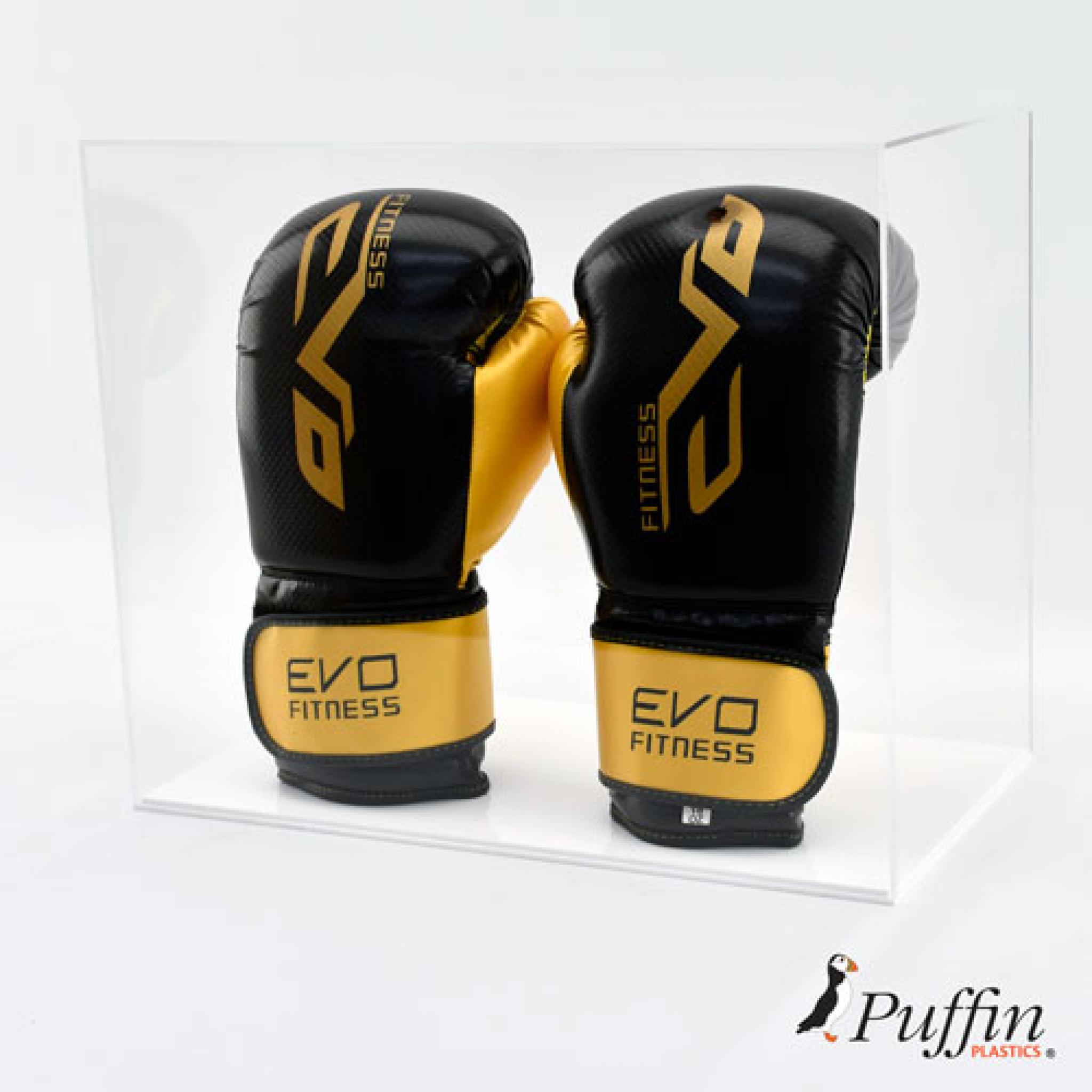 Boxing Display Case - Double Portrait | Puffin Plastics
