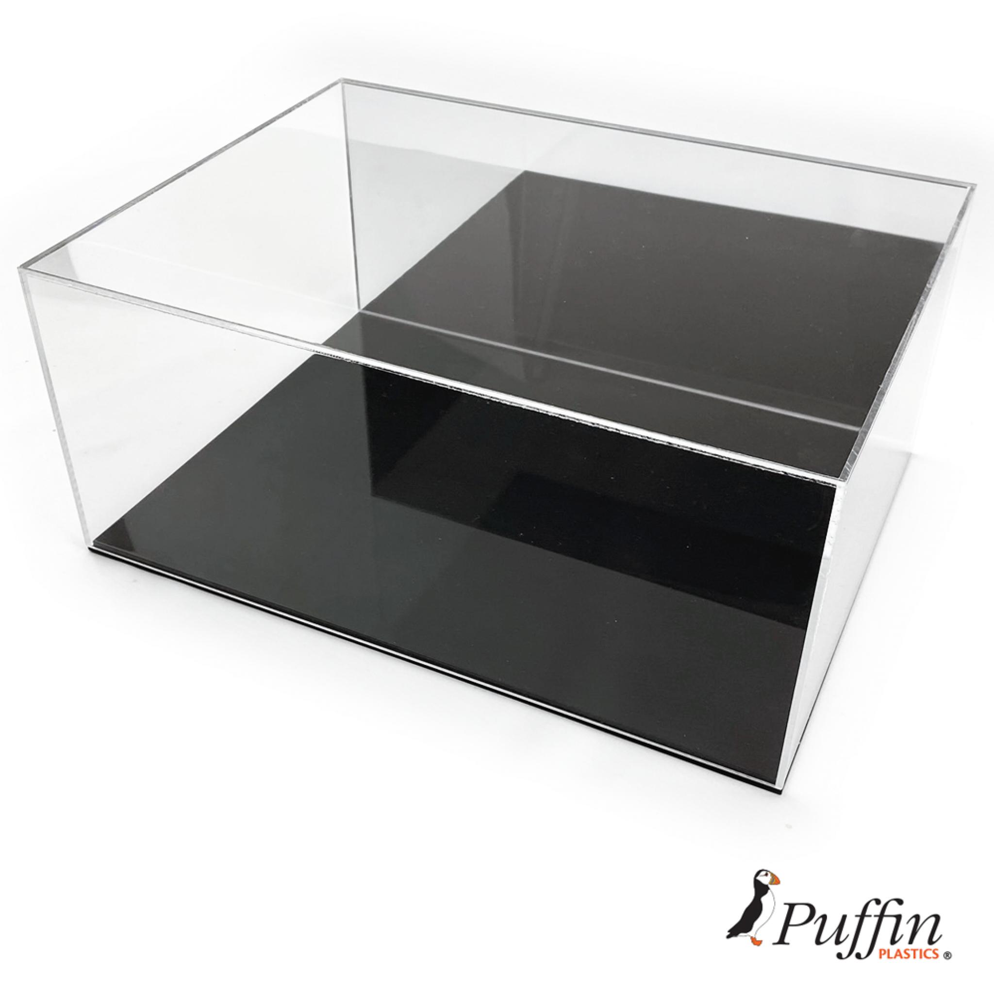 Trainer Display Case - Double | Puffin Plastics