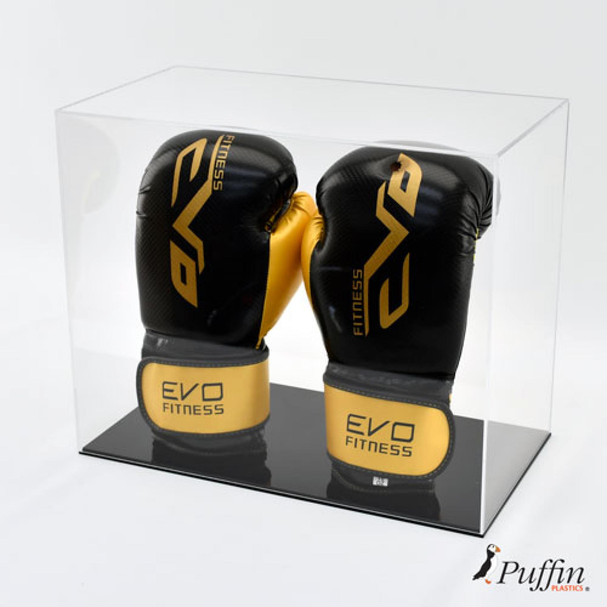 Boxing Display Case - Double Portrait | Puffin Plastics