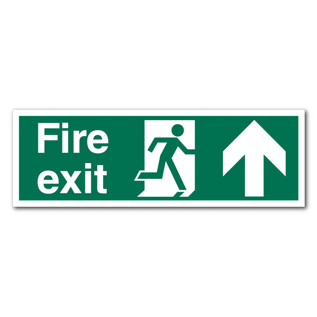 Safety Signs - Safety Condition Signs - Fire Exit (UP) Sign