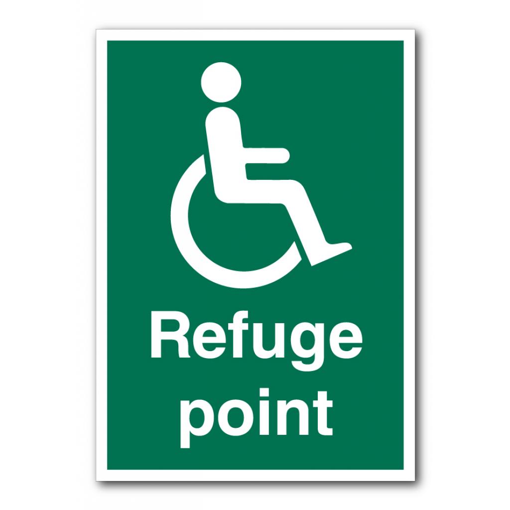 Safety Signs - Safety Condition Signs - Refuge Point Sign