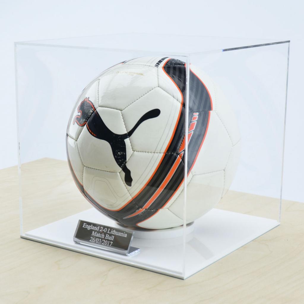 Ball Display Cases | Perspex ® Case | Puffin Plastics