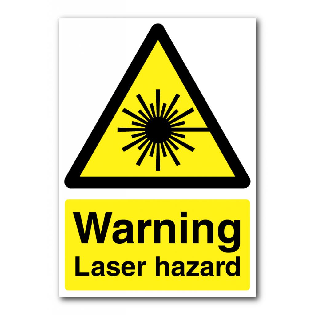 Safety Signs - Hazard Signs - Warning Laser Hazard Sign