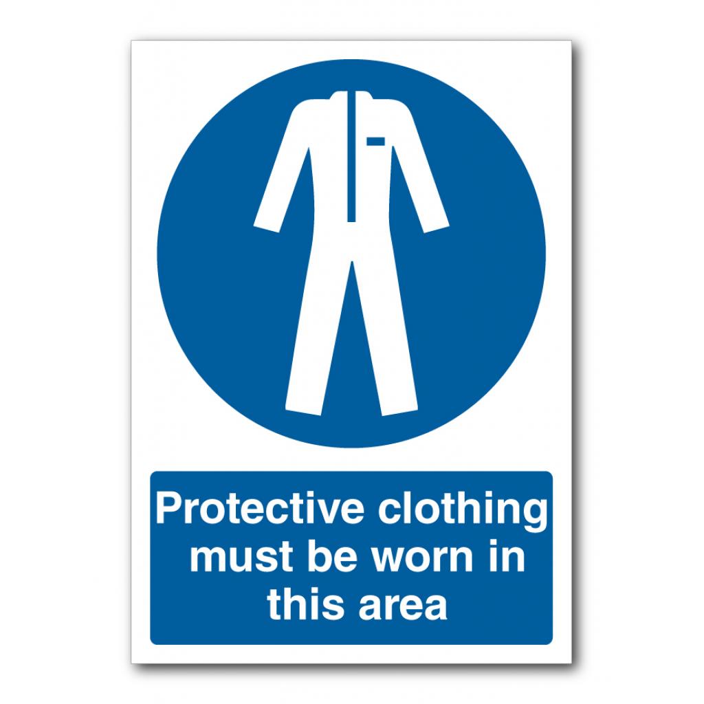 Safety Signs - Protective Clothing Sign | Puffin Plastics