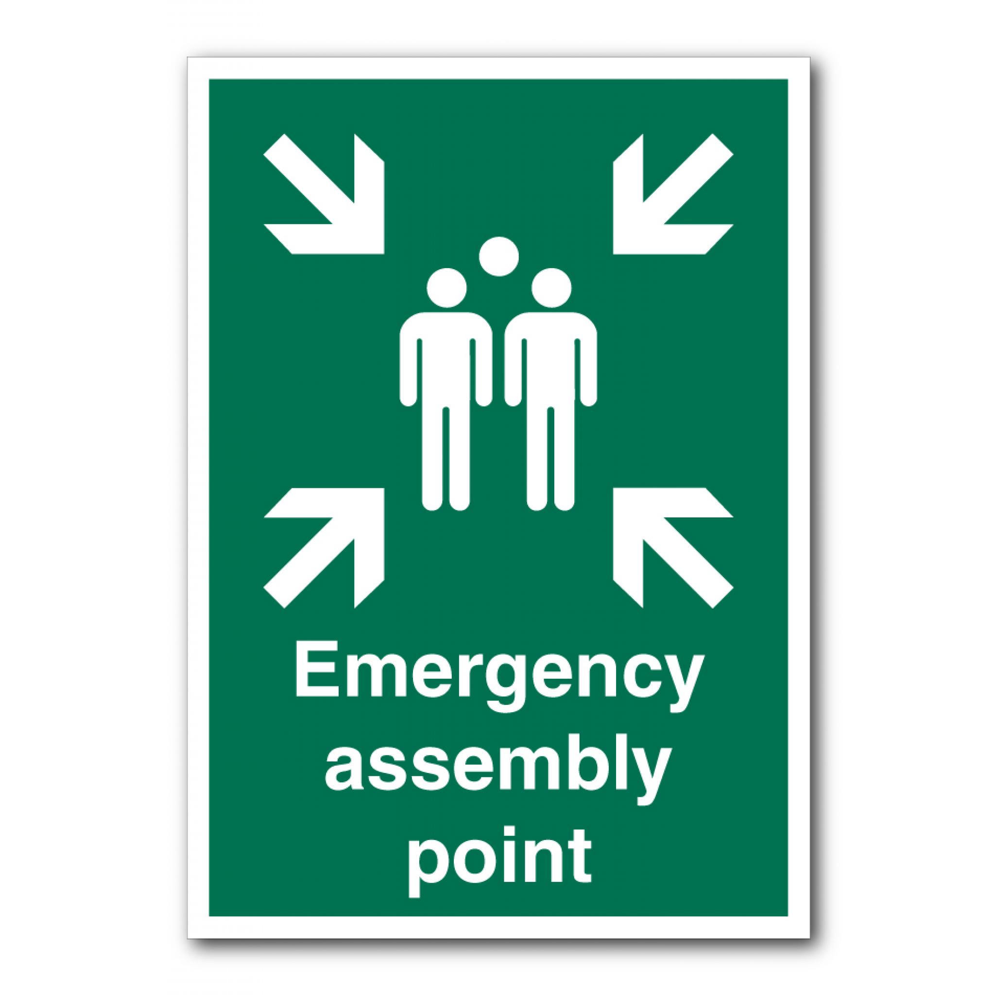 Safety Signs - Safety Condition Signs - Emergency Assembly Point Sign