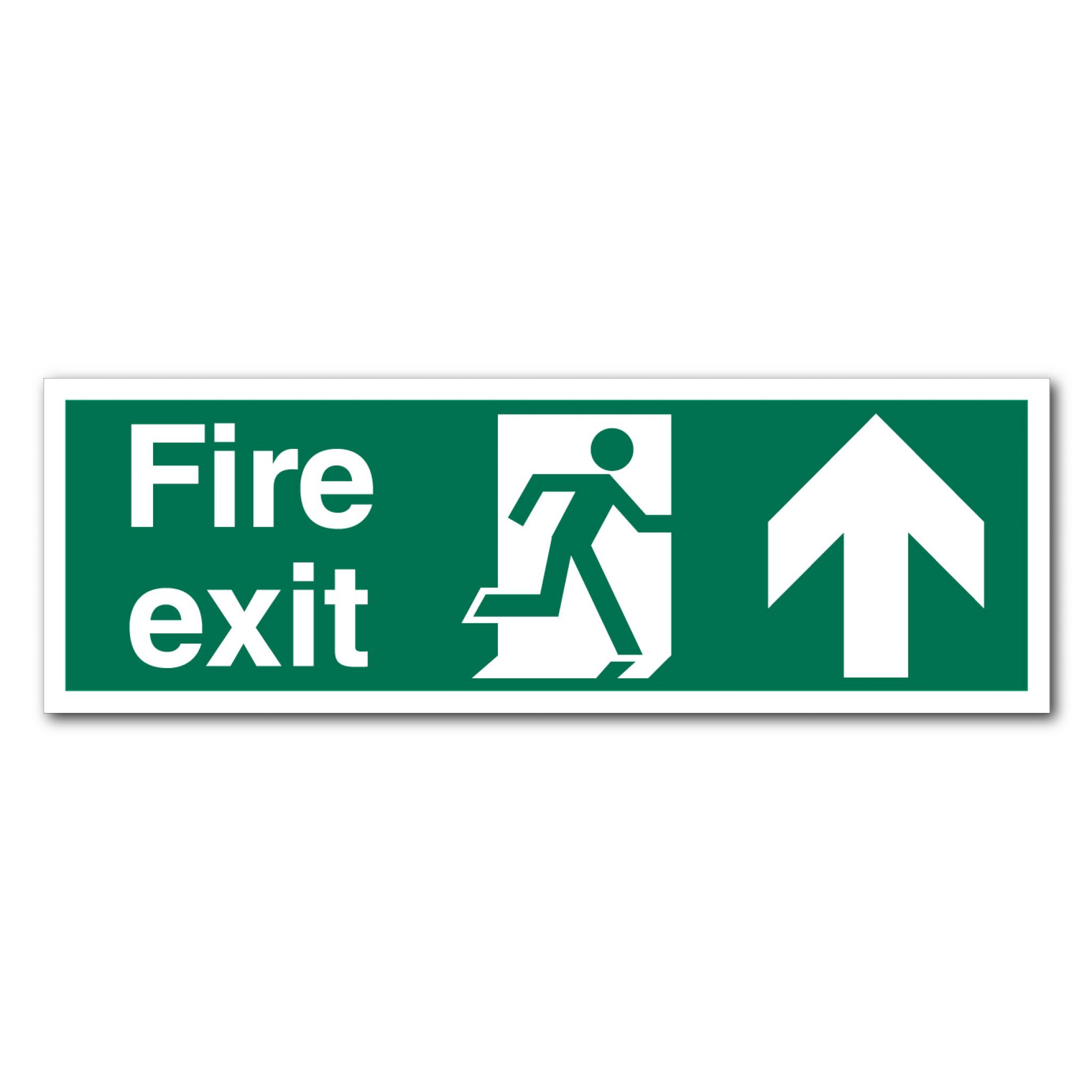 Safety Signs - Safety Condition Signs - Fire Exit (UP) Sign