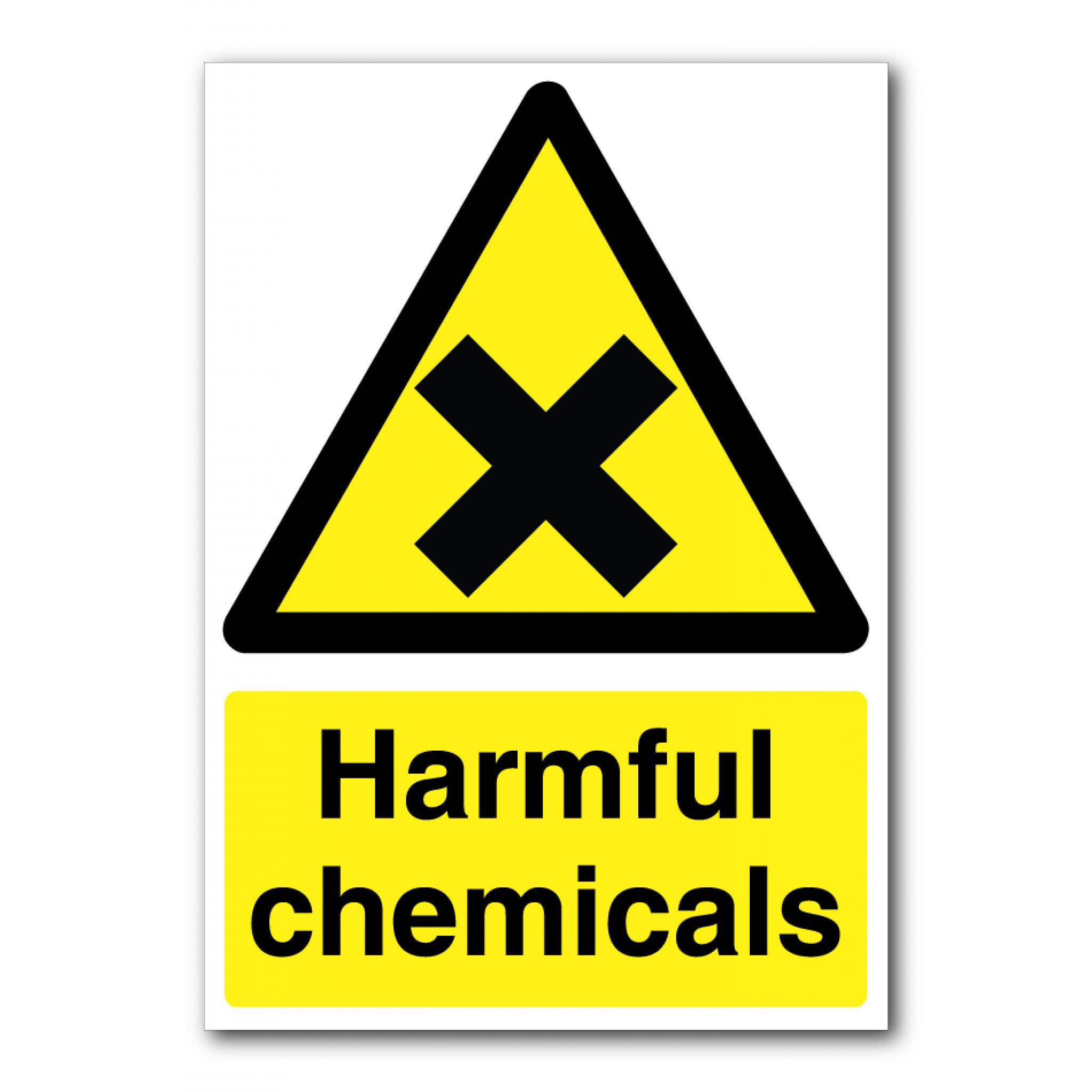 Safety Signs - Harmful Chemicals Sign