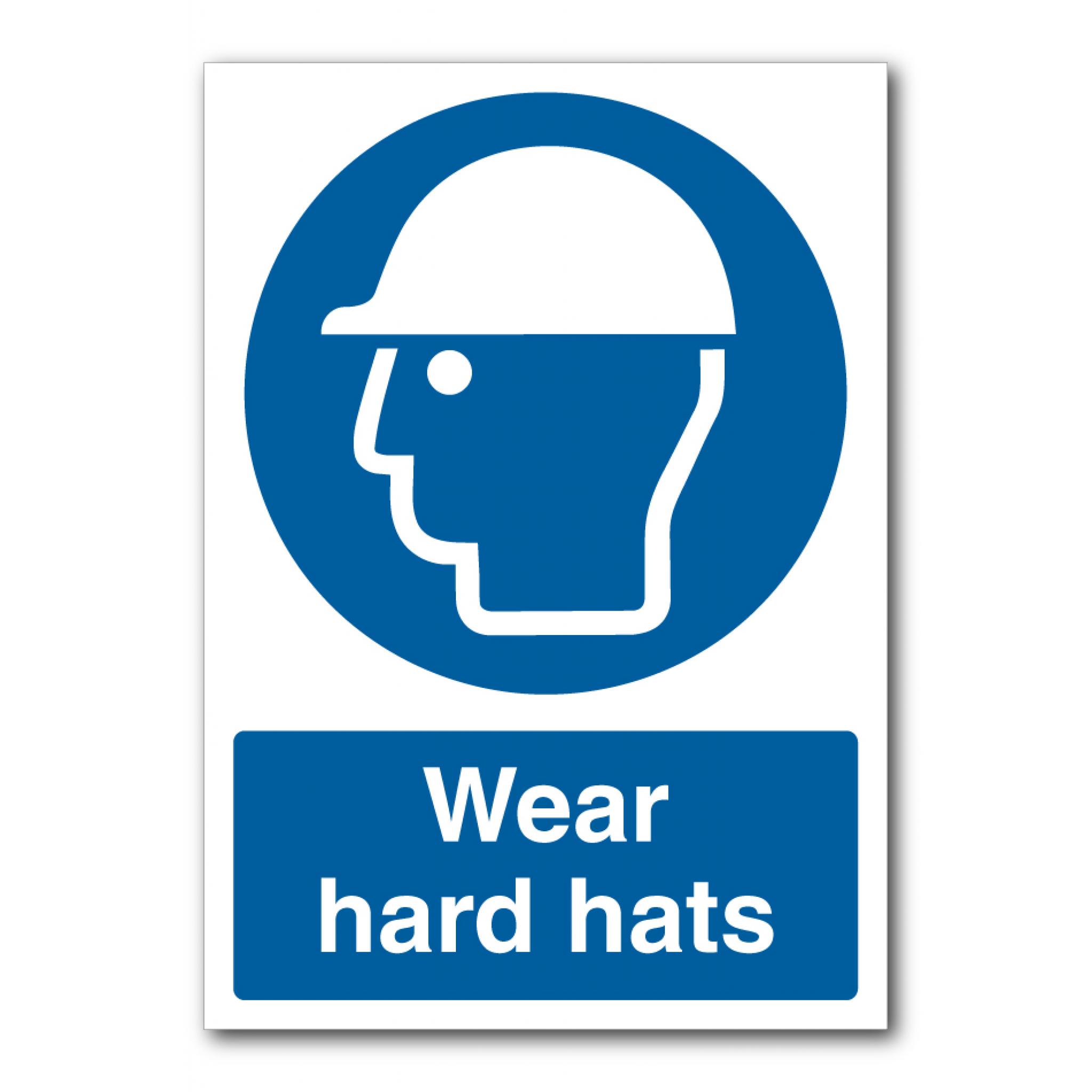 Safety Signs - Wear Hard Hats Sign