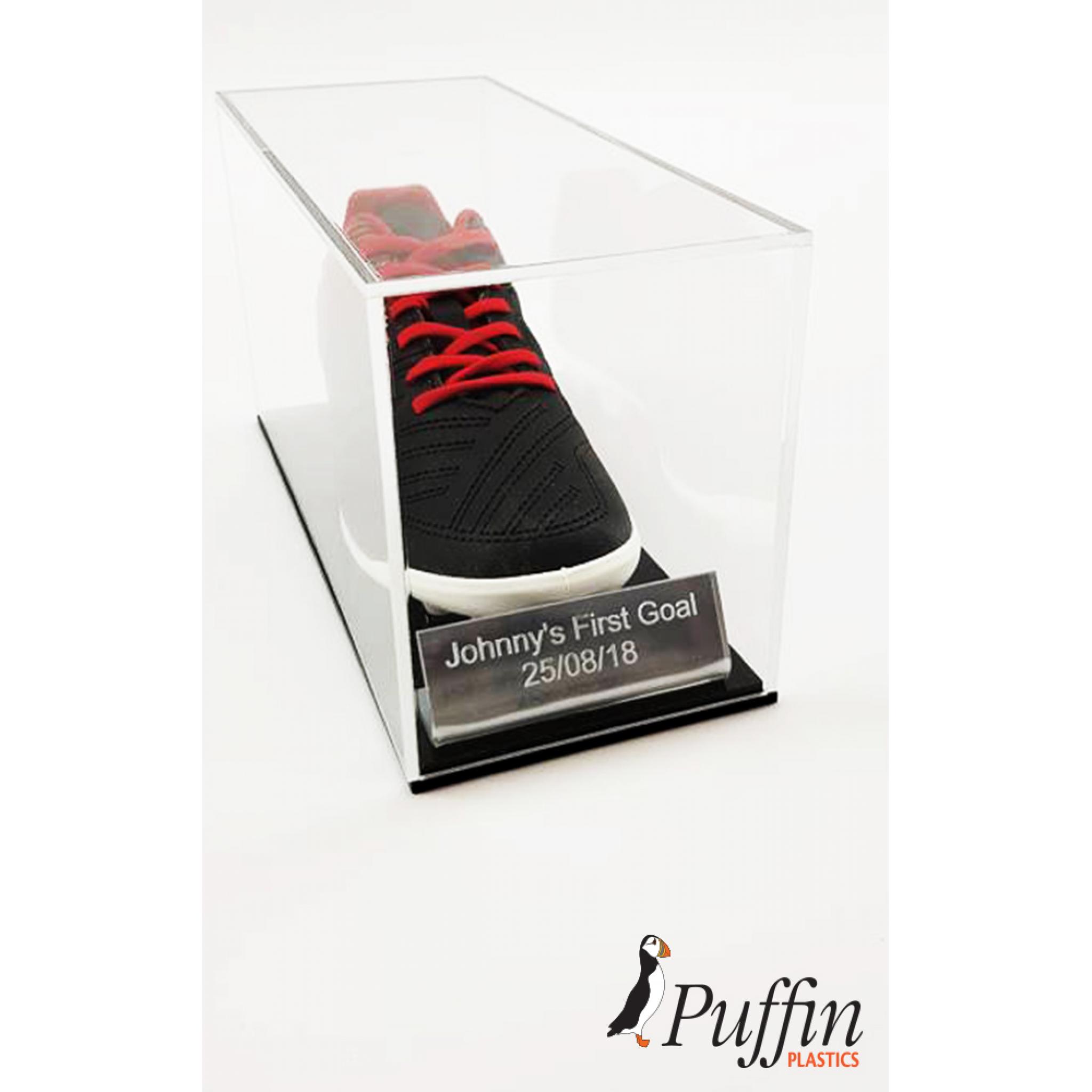 Child Collectable Shoe Display Case - Single | Puffin Plastics