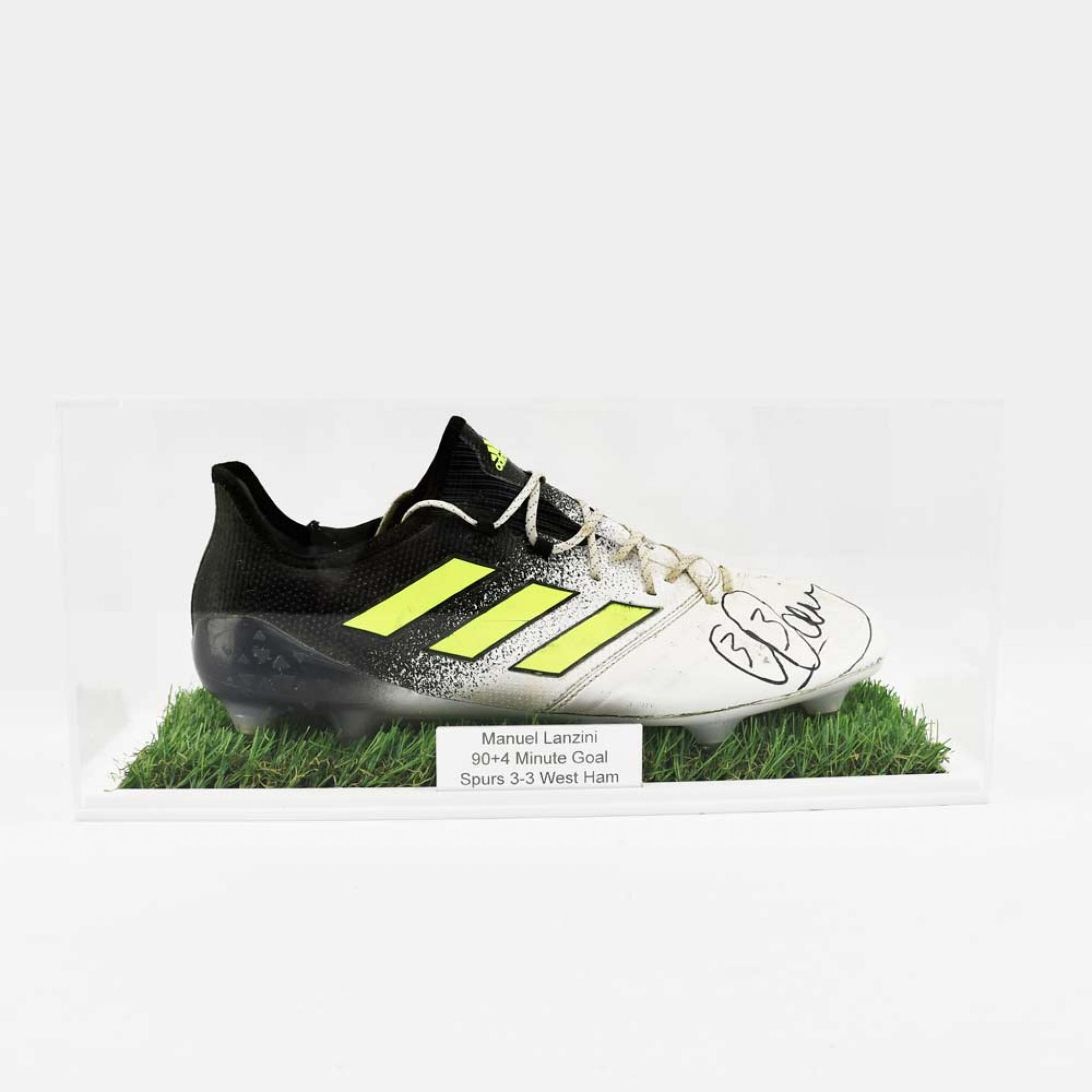 Grass-Effect Single Football Boot Display Case | Puffin Plastics