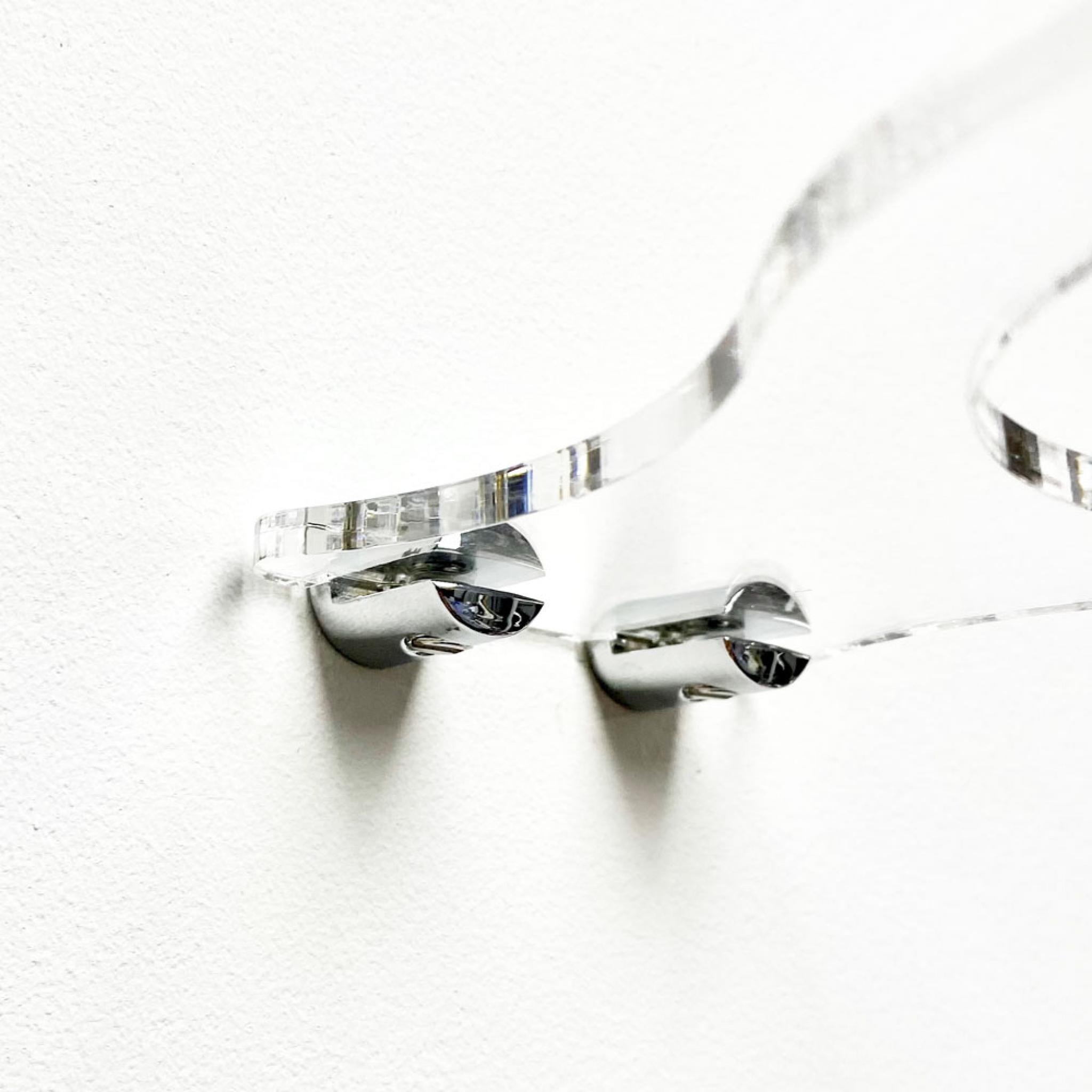 Portrait Rugby Ball Holder Wall Bracket | Puffin Plastics