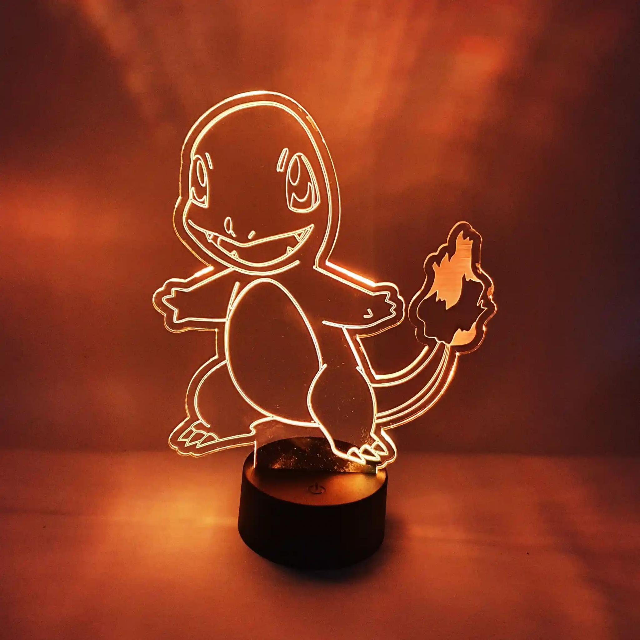 Charmander LED Light / Lamp | Puffin Plastics
