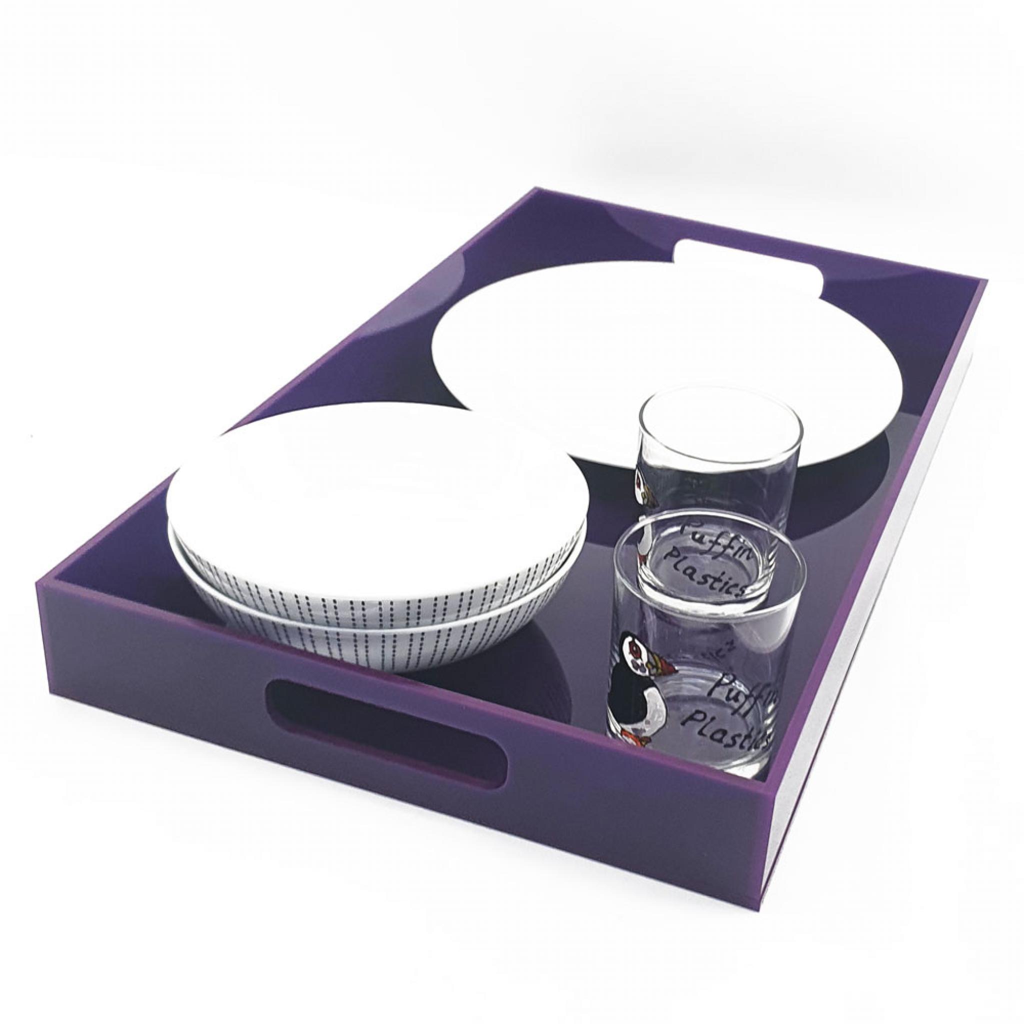 Acrylic Presentation Tray - 500mm x 300mm | Puffin Plastics
