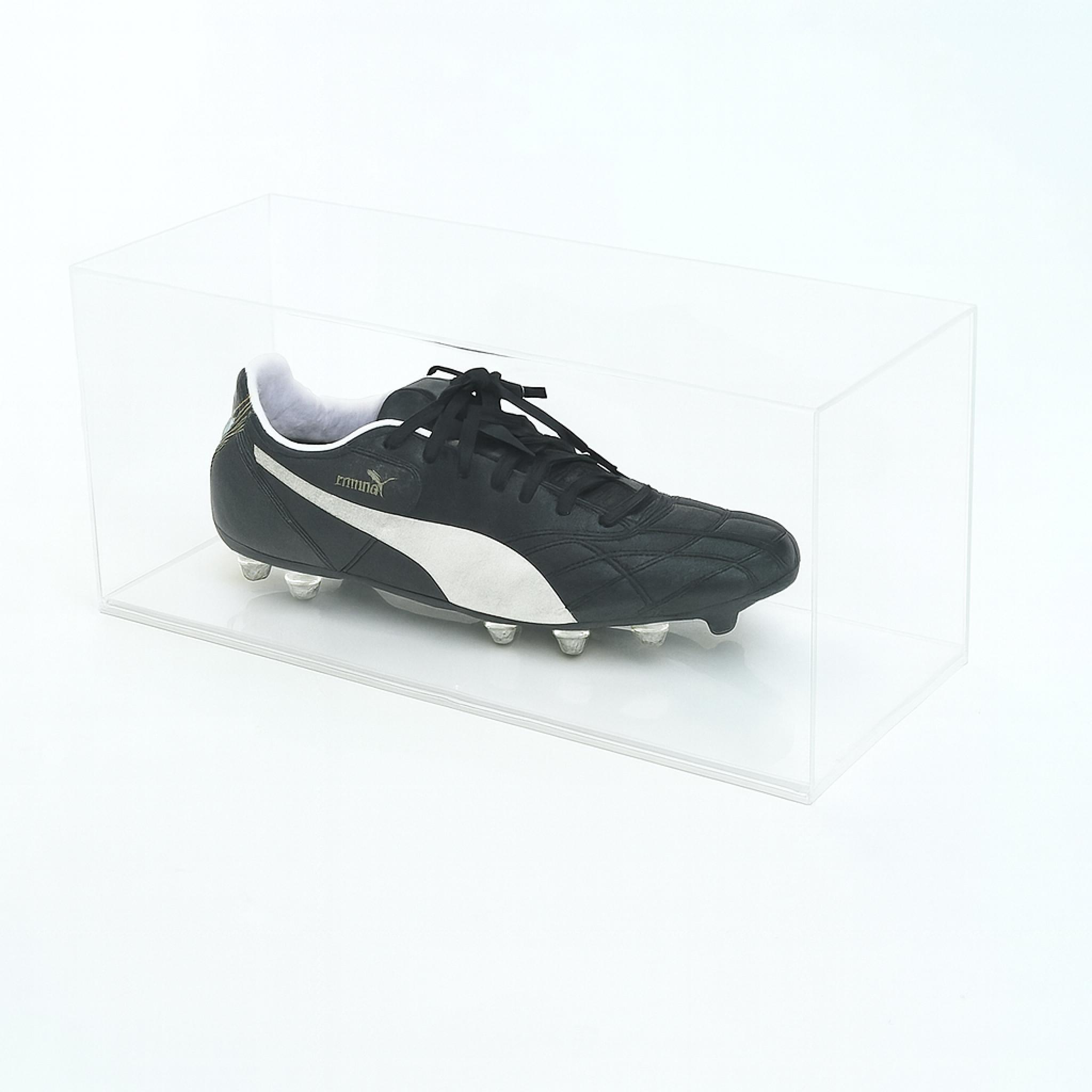 Rugby Boot Display Case - Single Boot | Puffin Plastics